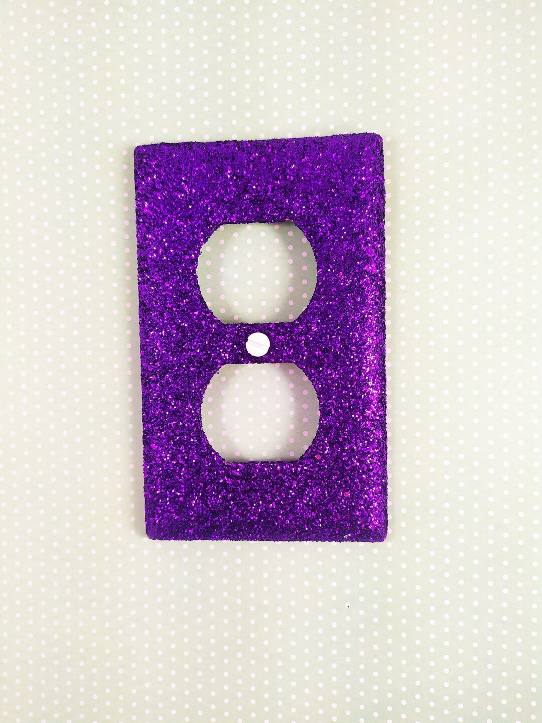 Metallic Dark Purple Glitter | Decorative Bling Light Switch Plates ...