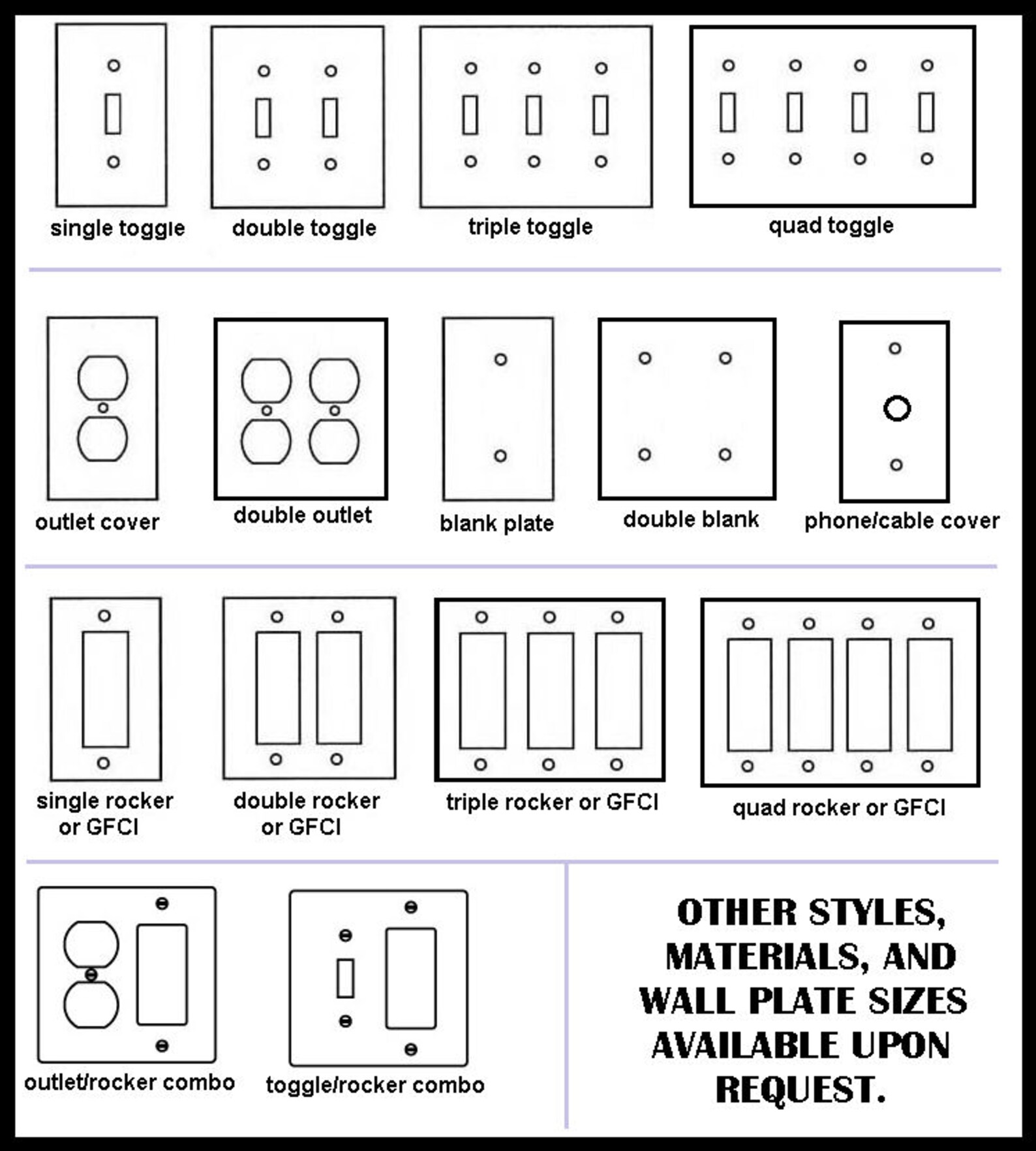 Cute Multi-Color Rainbow Glitter Light Switch Plates | Etsy