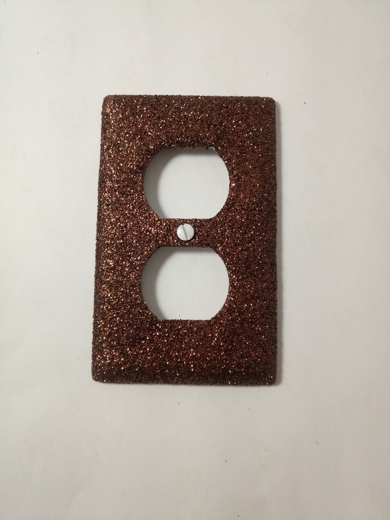 Chocolate Diamond Dark Brown Glitter /bling Light Switch | Etsy
