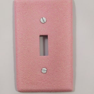 Light Pink Iridescent Glitter ~ Sparkle Bling Light Switch Plates ...