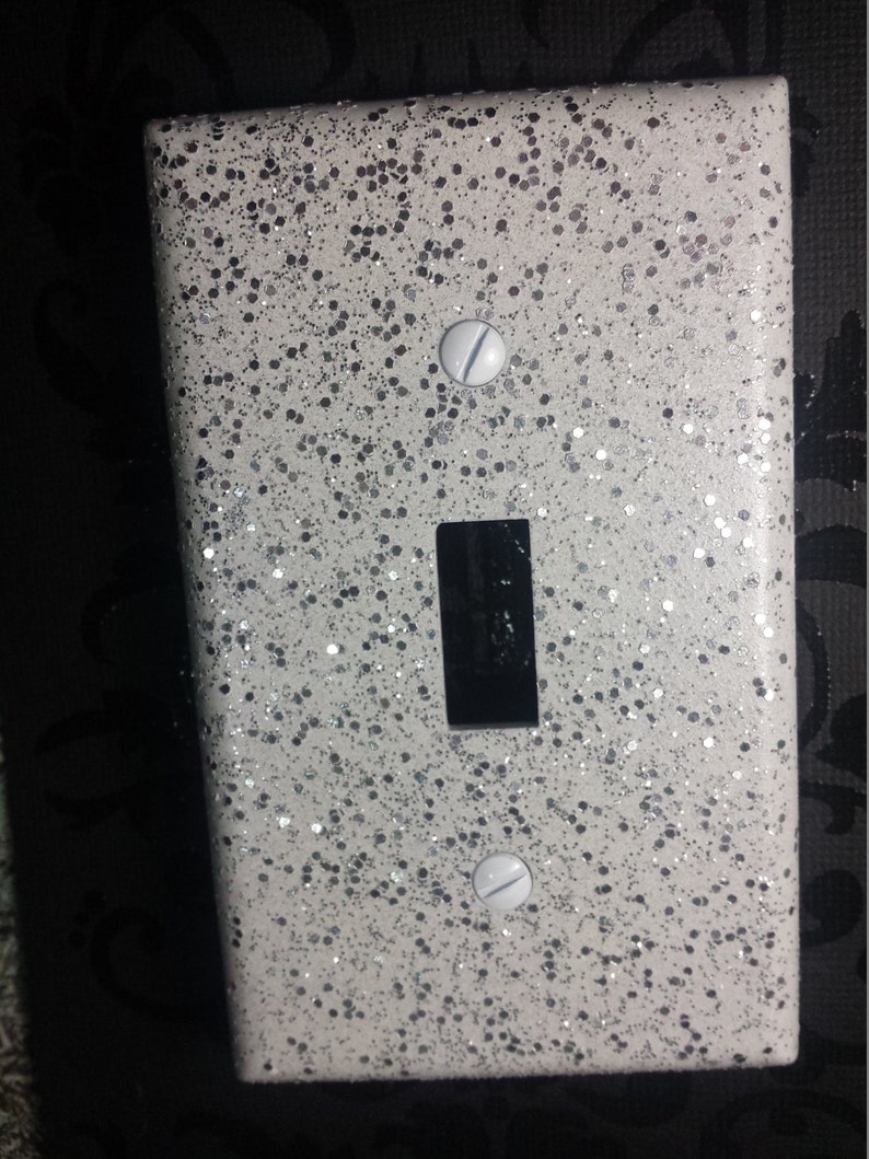 Decorative Snow White Bling Light Switch Plates & Outlet - Etsy