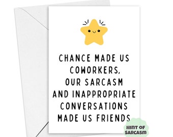 A5 Chance Made Us Coworkers Sarcasm and Inappropriate Conversations ...