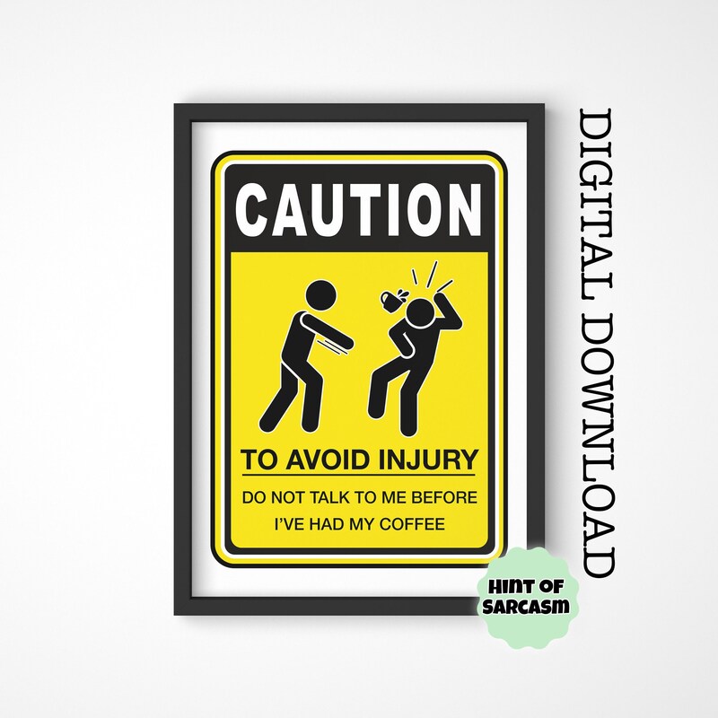 Dont Talk to Me Office Sign - Etsy