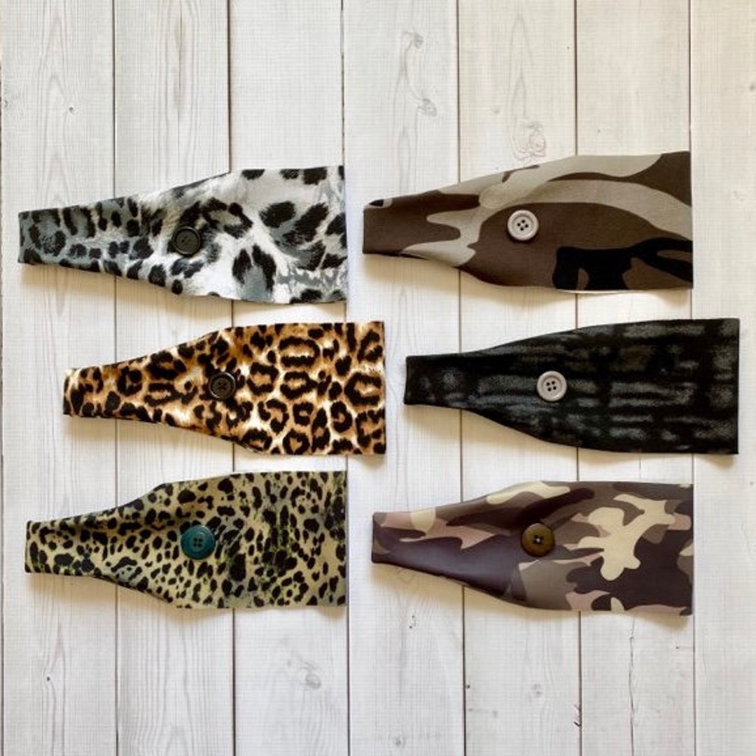 Headband With Buttons for Face Mask Button Headband for - Etsy