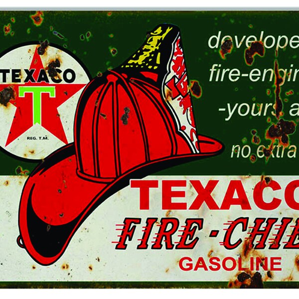Fire Chief Metal Sign - Etsy