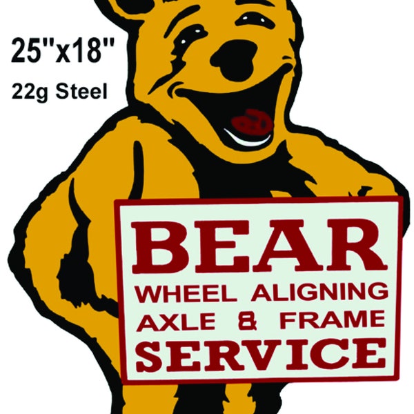Bear Alignment Sign - Etsy