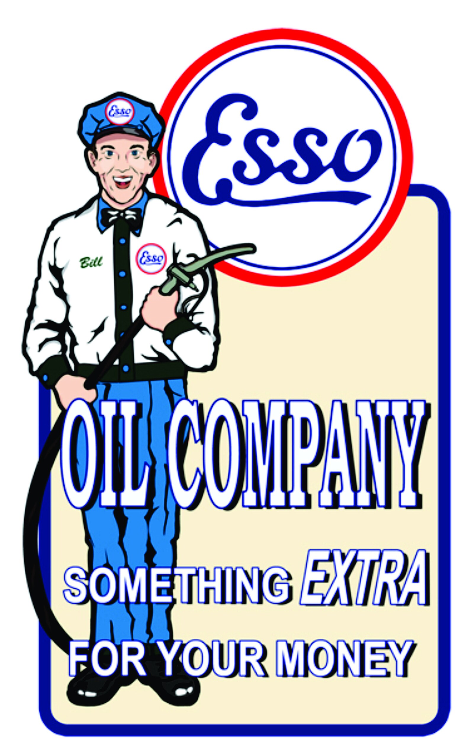ESSO Oil Company Reproduction Vintage Metal Sign. - Etsy