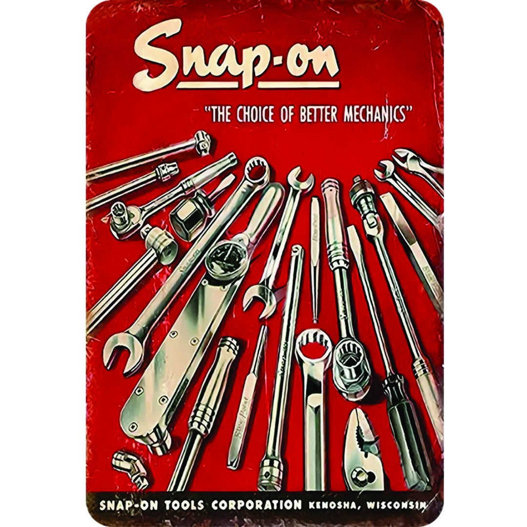 Snap on Tools Tin Metal Sign 8 X 12 Nice Sign for Garage or Man Cave - Etsy