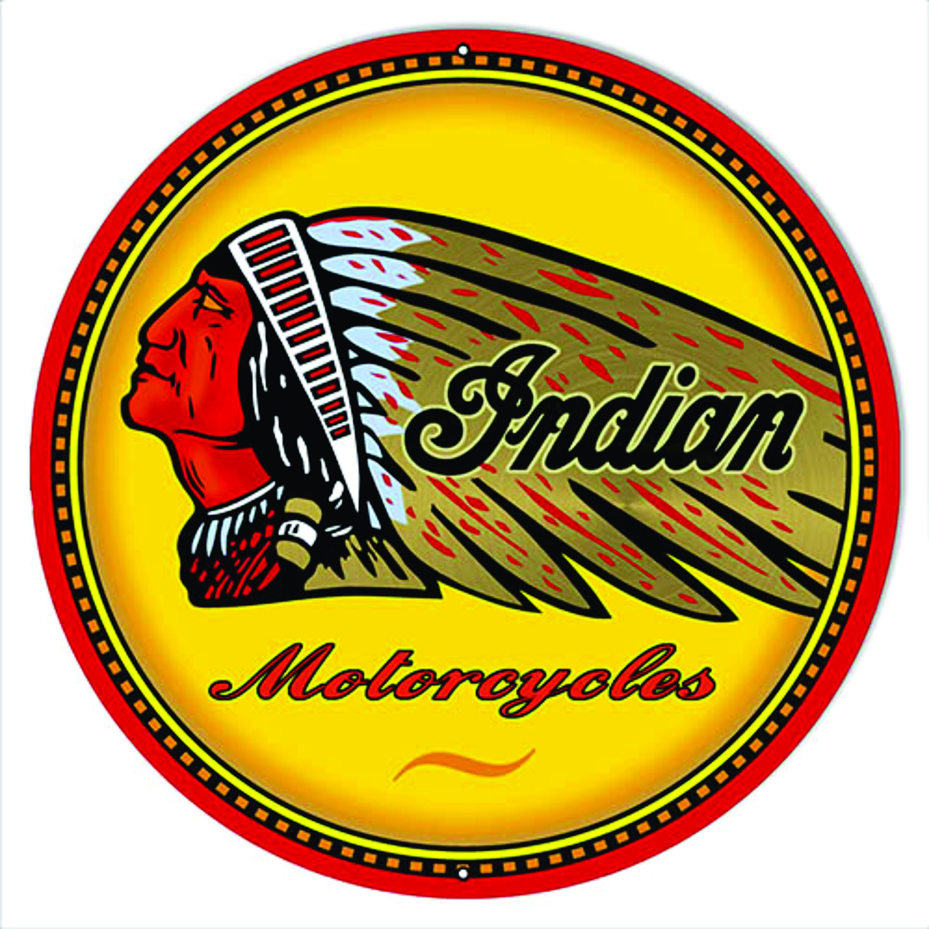 Indian Motorcycle Metal Sign 4 Sizes Available - Etsy