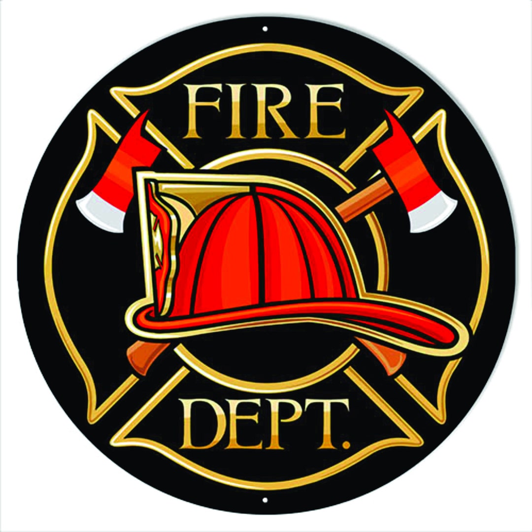 Fire Dept. Metal Sign - Etsy