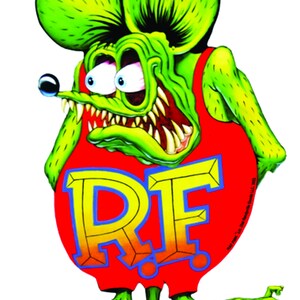 Rat Fink Head Cut Out Metal Sign by Ed Big Daddy Roth - Etsy