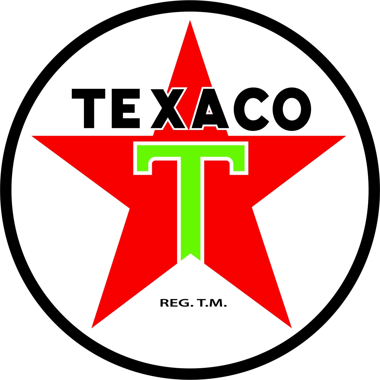 Texaco Metal Sign available in 4 Sizes and New Look or Vintage Aged ...