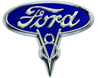 Ford V8 Logo Vector