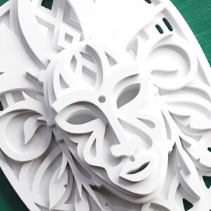 Tribal Mask V2 3D Layered Cut File, for Cutting Machines Like Cricut ...