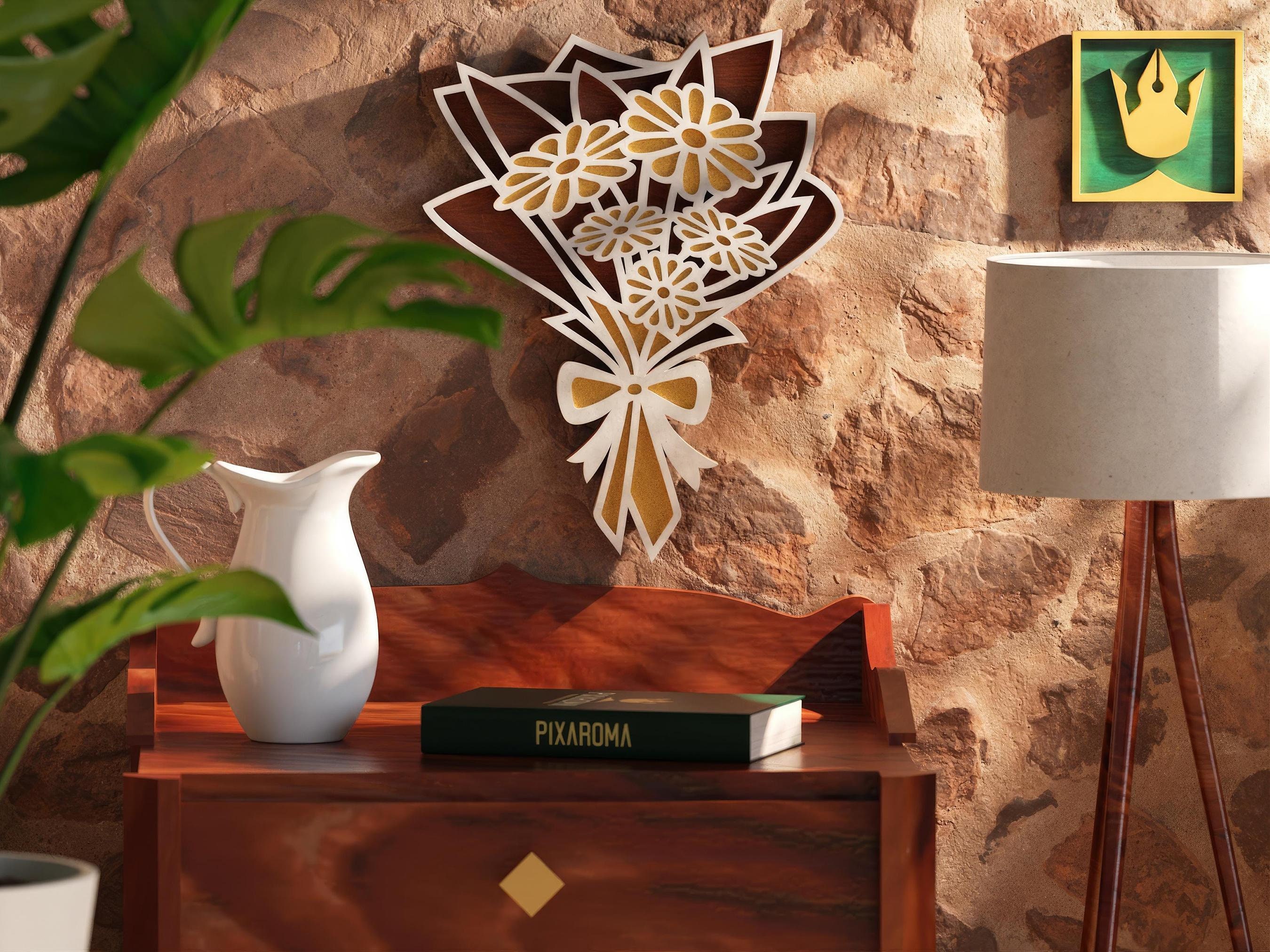 Flower Bouquet 3D Layered Cut File for Cutting Machines Like Cricut ...