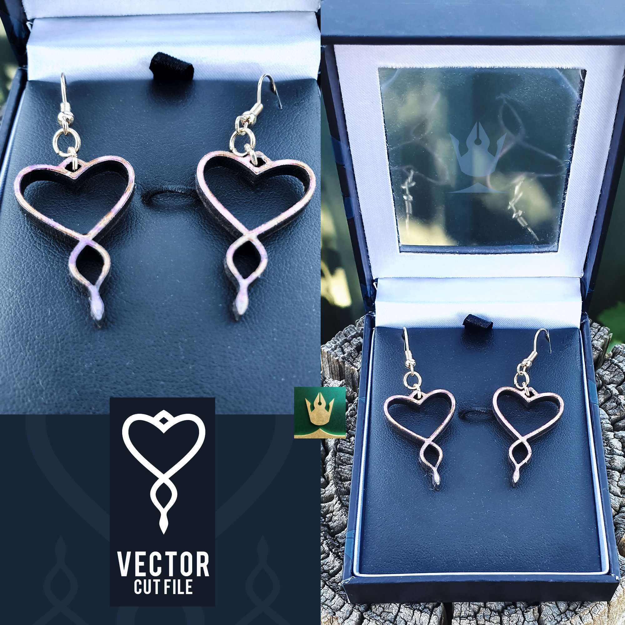 100 Love and Hearts Cut Files | Heart-shaped Earrings and Pendants ...