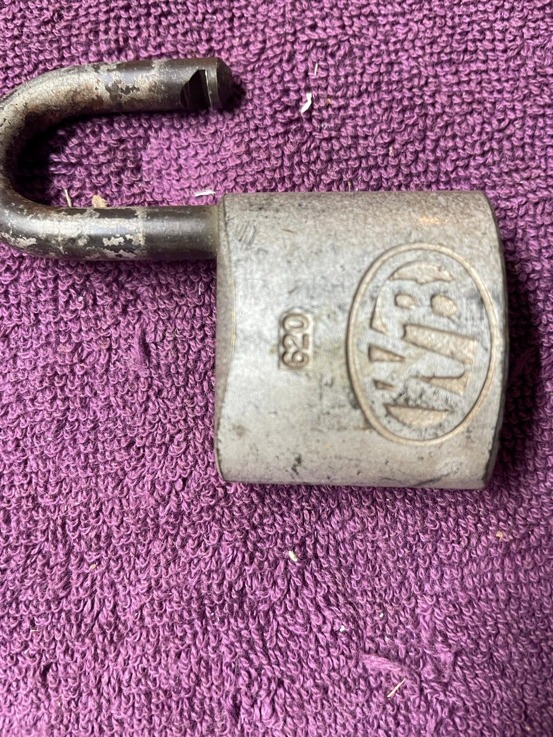 Vintage WB Railroad Padlock - Etsy