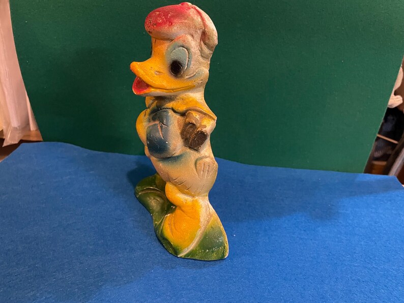 Plaster Donald Duck Figure - Etsy
