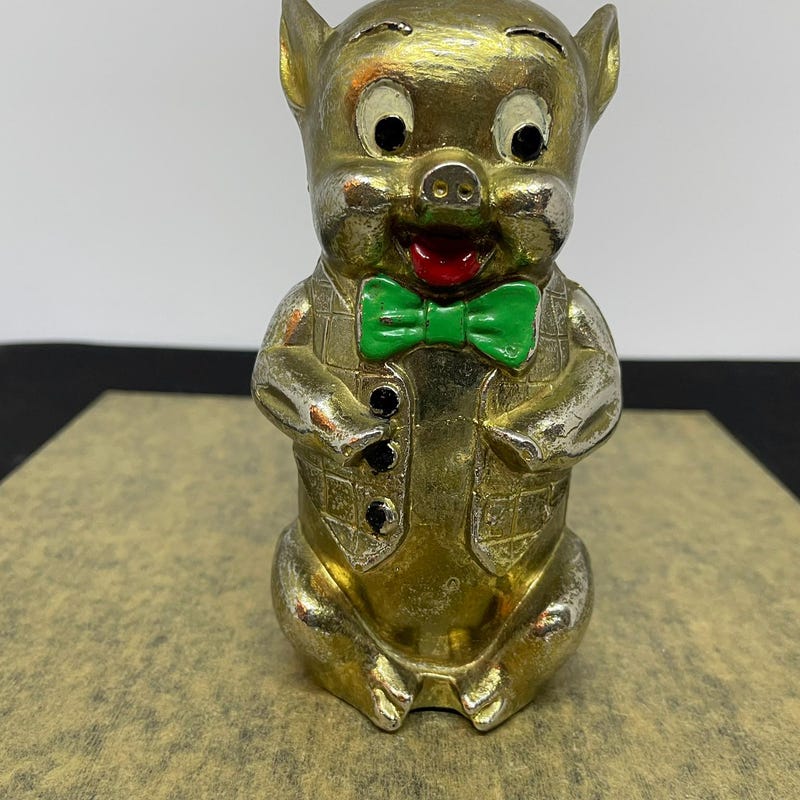 Vintage Pig Bank - Etsy