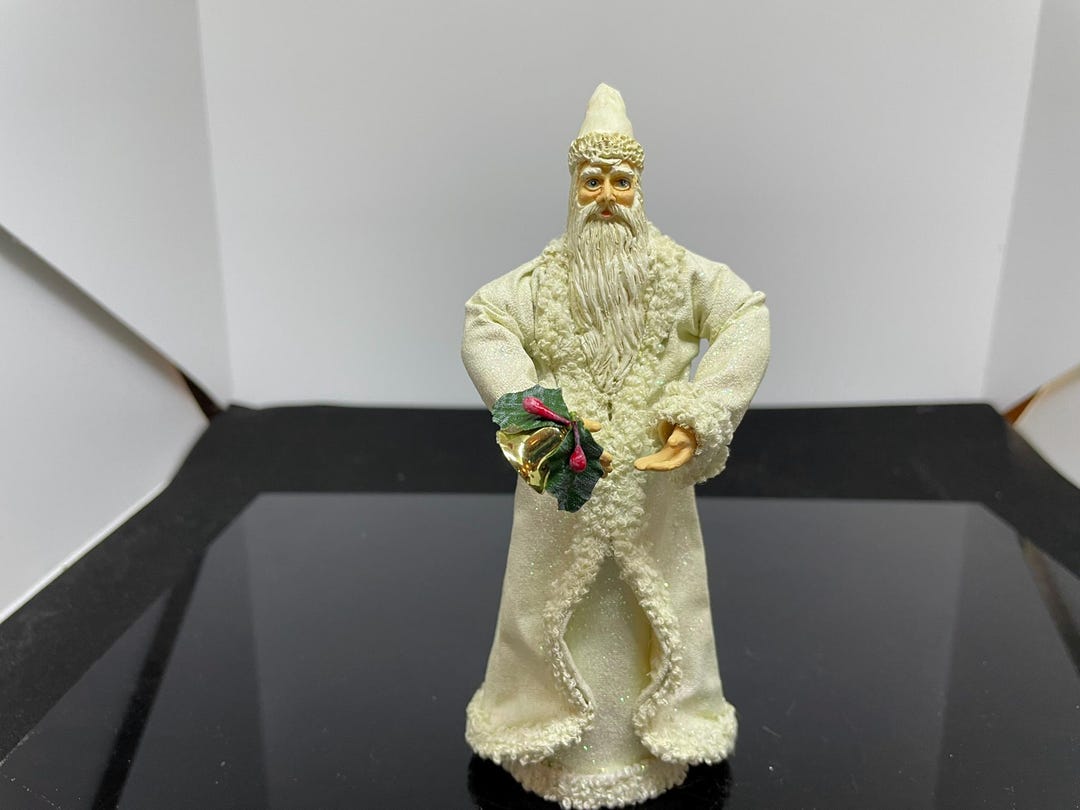 Vintage Paper Mache Tree Top Santa Claus - Etsy