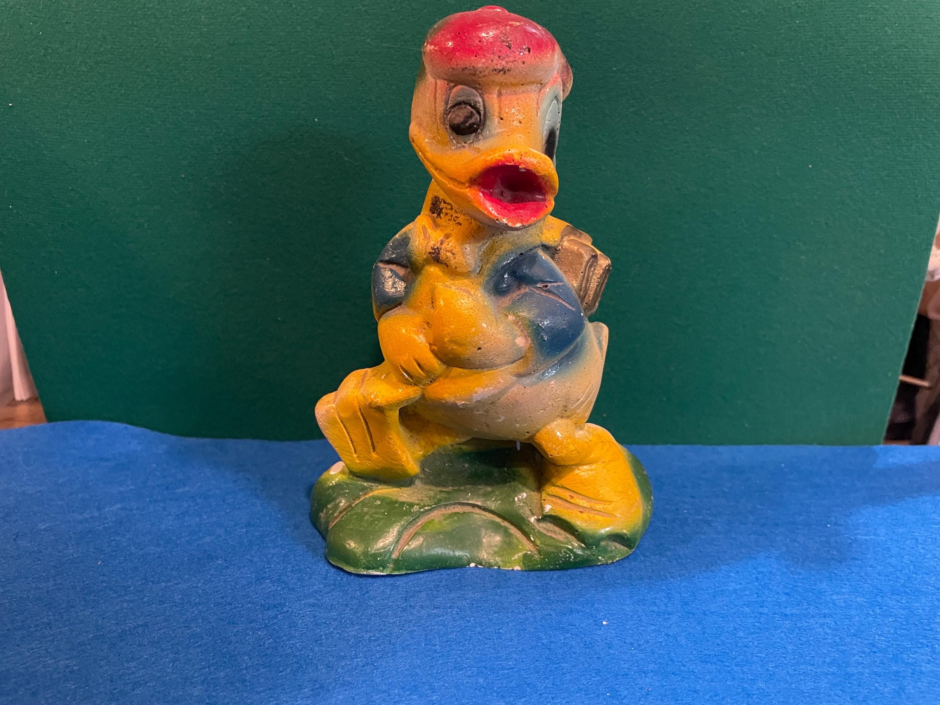 Plaster Donald Duck Figure - Etsy