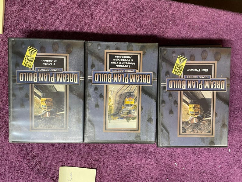 Vintage Model Railroad Layouts Series Dream Plan Build Various Titles ...