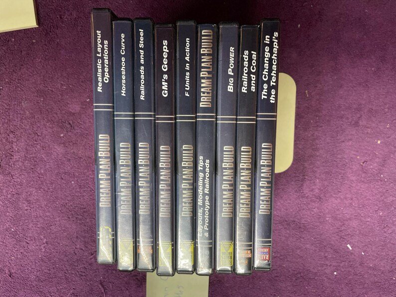 Vintage Model Railroad Layouts Series Dream Plan Build Various Titles ...