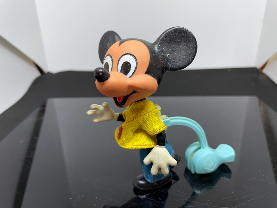 Vintage Mattel Toys Walt Disney Mickey Mouse Push Toy - Etsy
