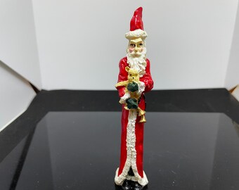 Vintage Stick Santa Claus Figurine - Etsy