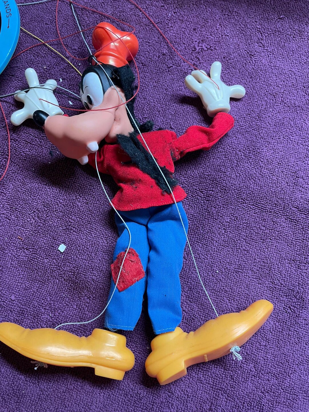 Vintage Walt Disney Goofy Marionette - Etsy