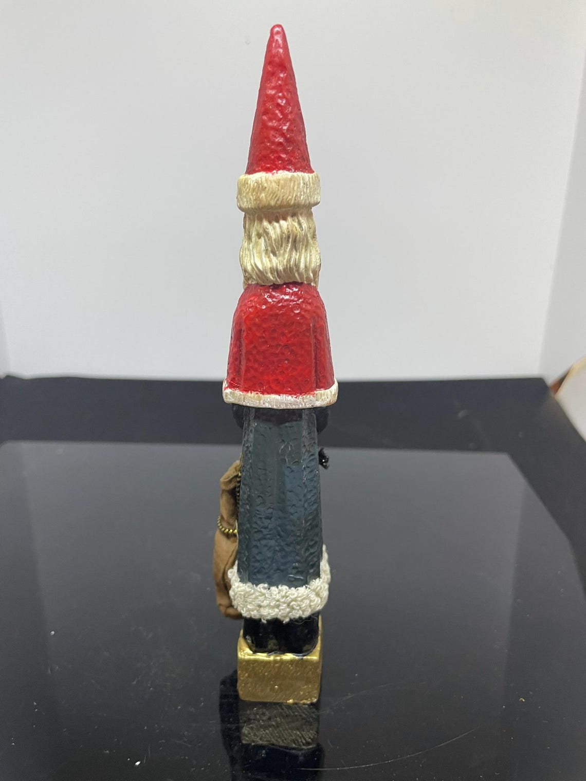 Vintage Plaster Stick Santa - Etsy