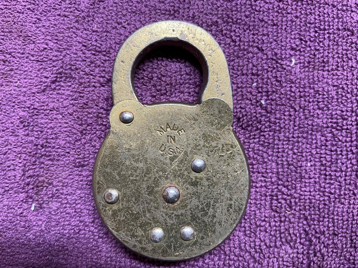Vintage Quality Six Lever Padlock - Etsy