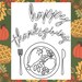 Thanksgiving Coloring Sheets (5!) - Etsy