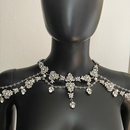 Bridal Shoulder Necklace Shoulder Chain Wedding Body | Etsy