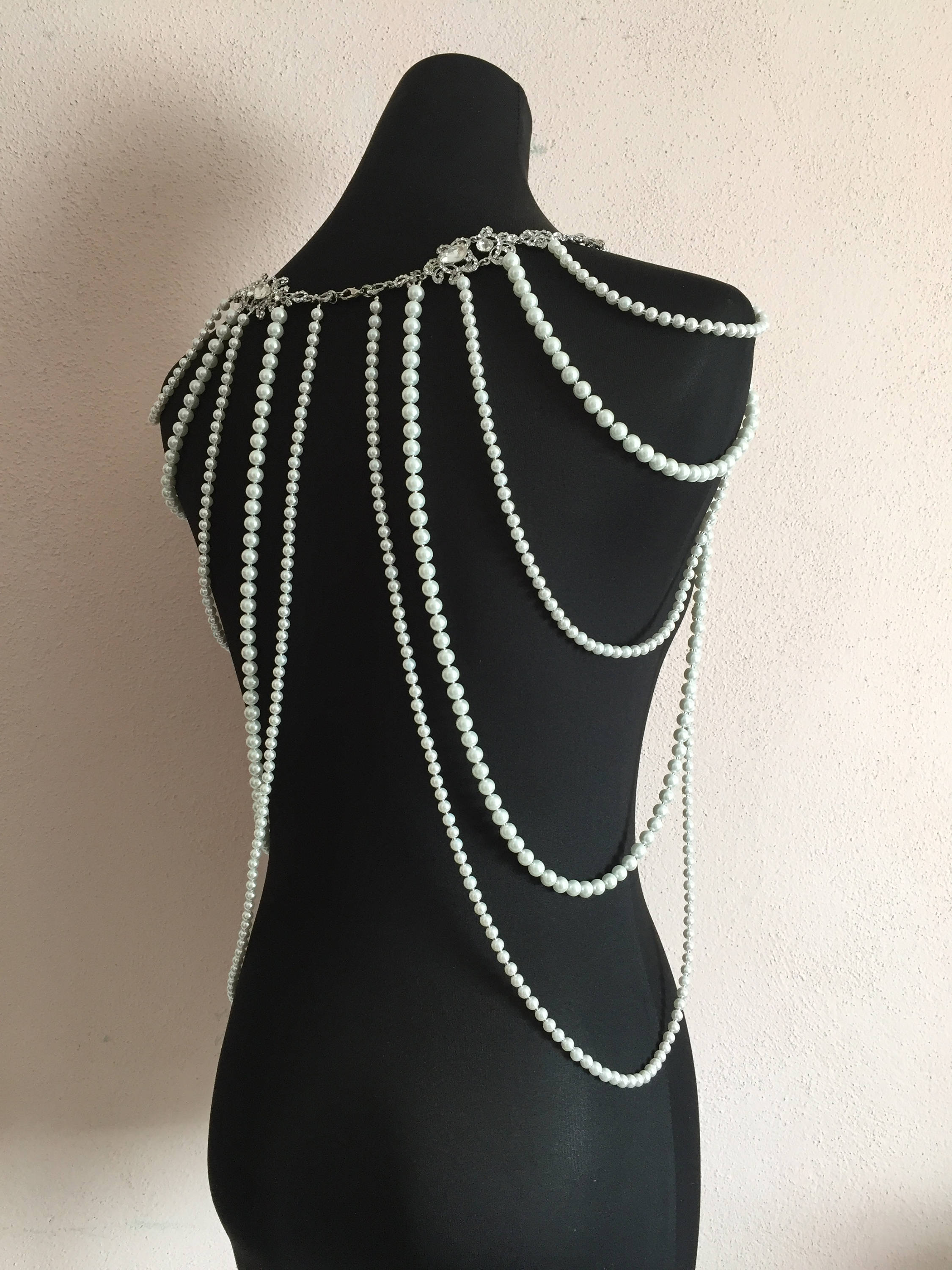 Shoulder Jewelry~wedding Shoulder~body Necklace ~shoulder Necklace ...