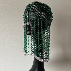Emerald Headpiece ~costume Headpiece~ Bridal Headpiece ~crystal ...