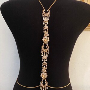 Shoulder NecklaceShoulder jewelryWedding ShoulderBody | Etsy