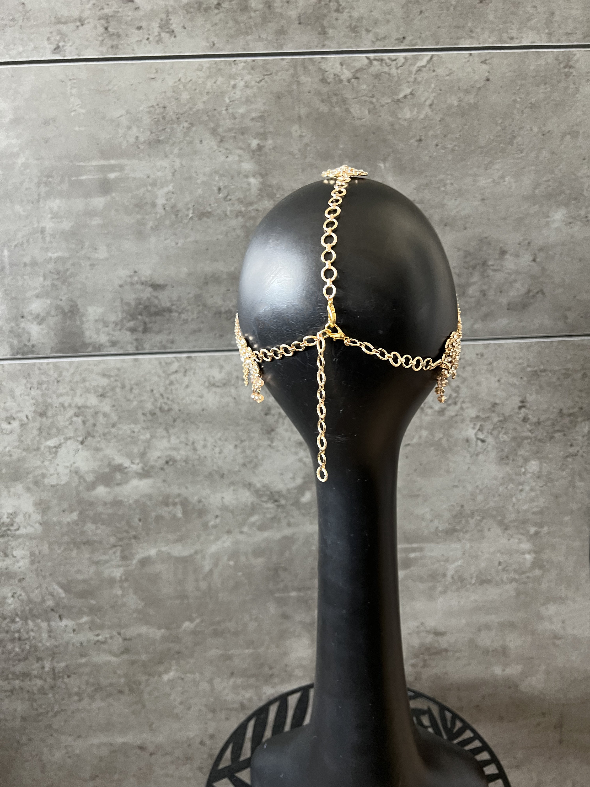 Gold Forehead~gold Crystal Headpiece~gold Wedding Headpiece~gold ...