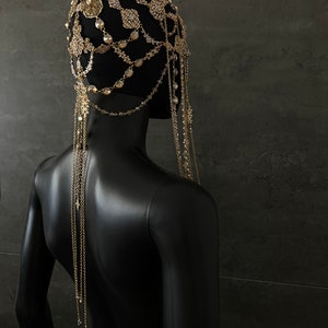 Gold Crystal Headpiece~gold Headpiece~gold Tiara~gold Wedding Headpiece ...