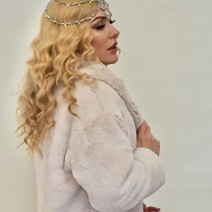 Bridal Head Chain~silver Forehead~tikka Headpiece~bohemian Headpiece ...