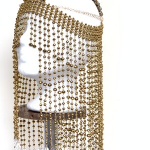 Gold Headpiece ~bridal Headpiece ~crystal Headpiece ~face Chain~bridal ...