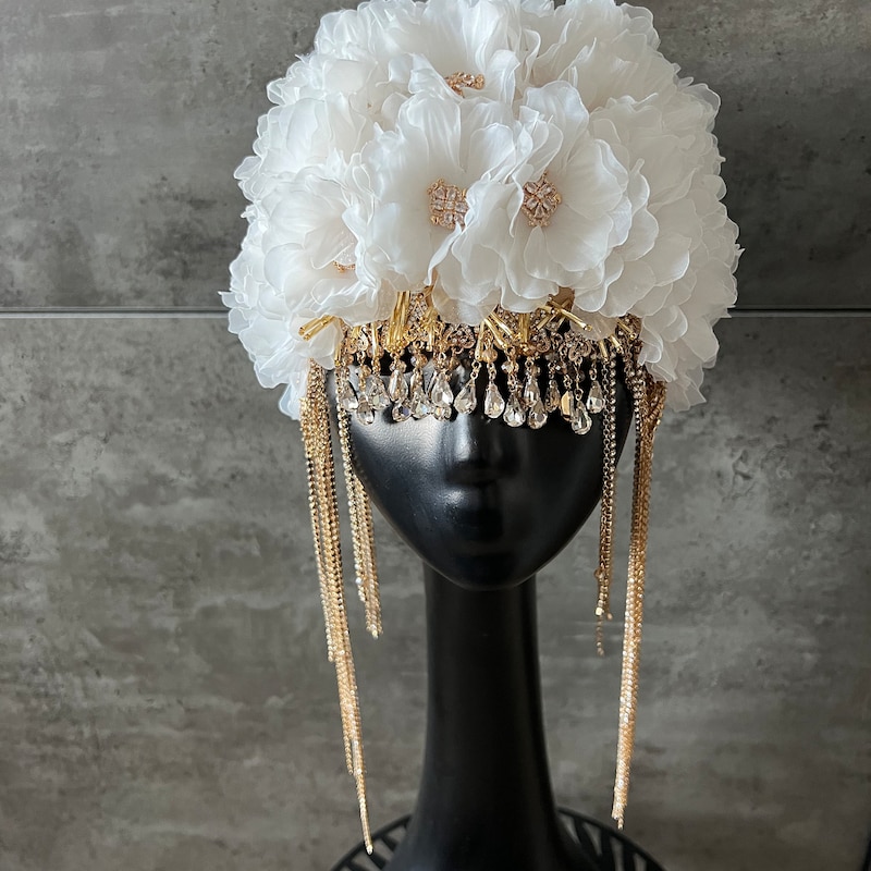 Flower Headpiece - Etsy UK