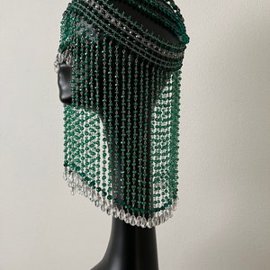 Emerald Headpiece ~costume Headpiece~ Bridal Headpiece ~crystal ...