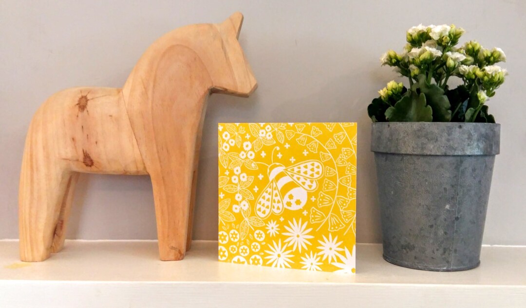 Beatrix Bee, Greetings Card - Etsy