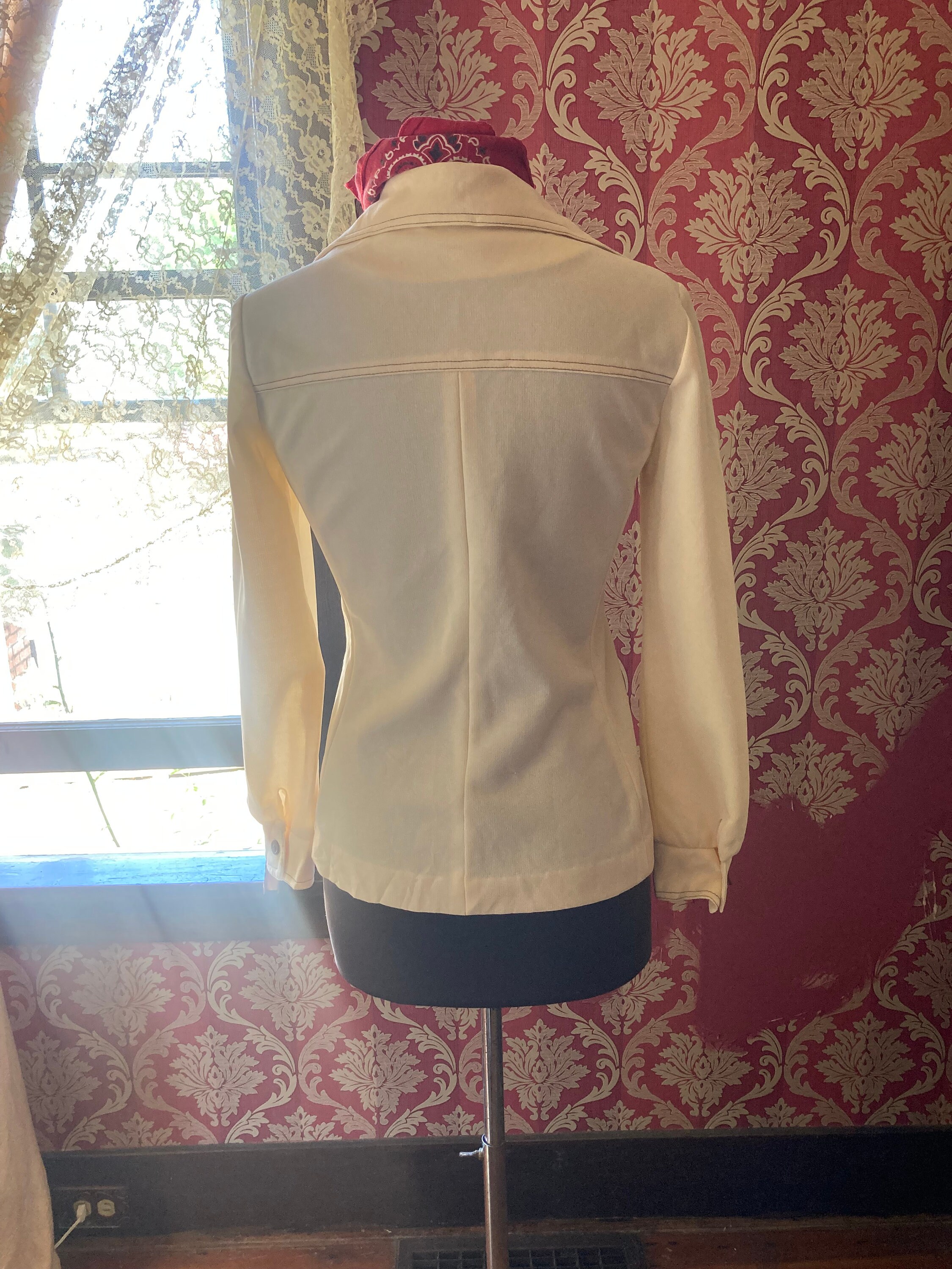 1970s Cream Western Jacket/shirt - Etsy