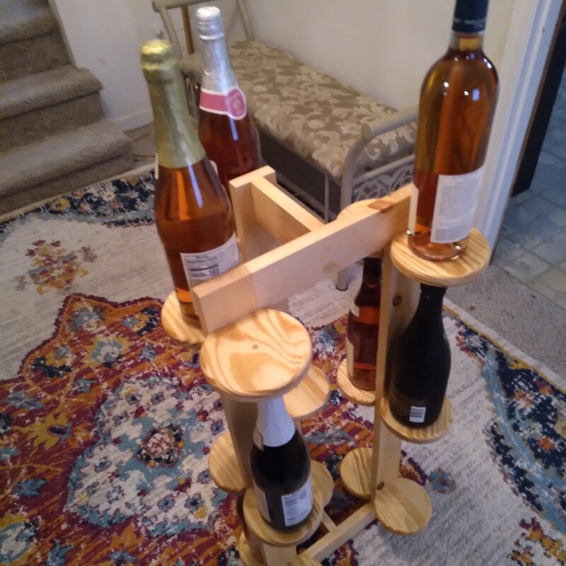 Standing Wine Rack - Etsy