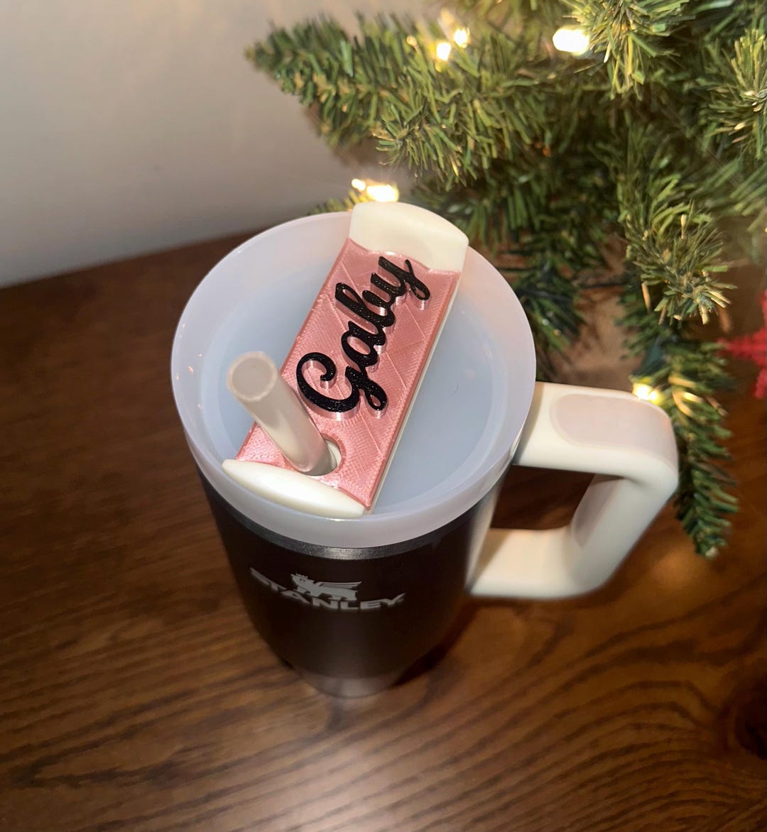 Personalized Stanley Tumbler Name Plate - 30oz 40oz Lid Topper - Etsy