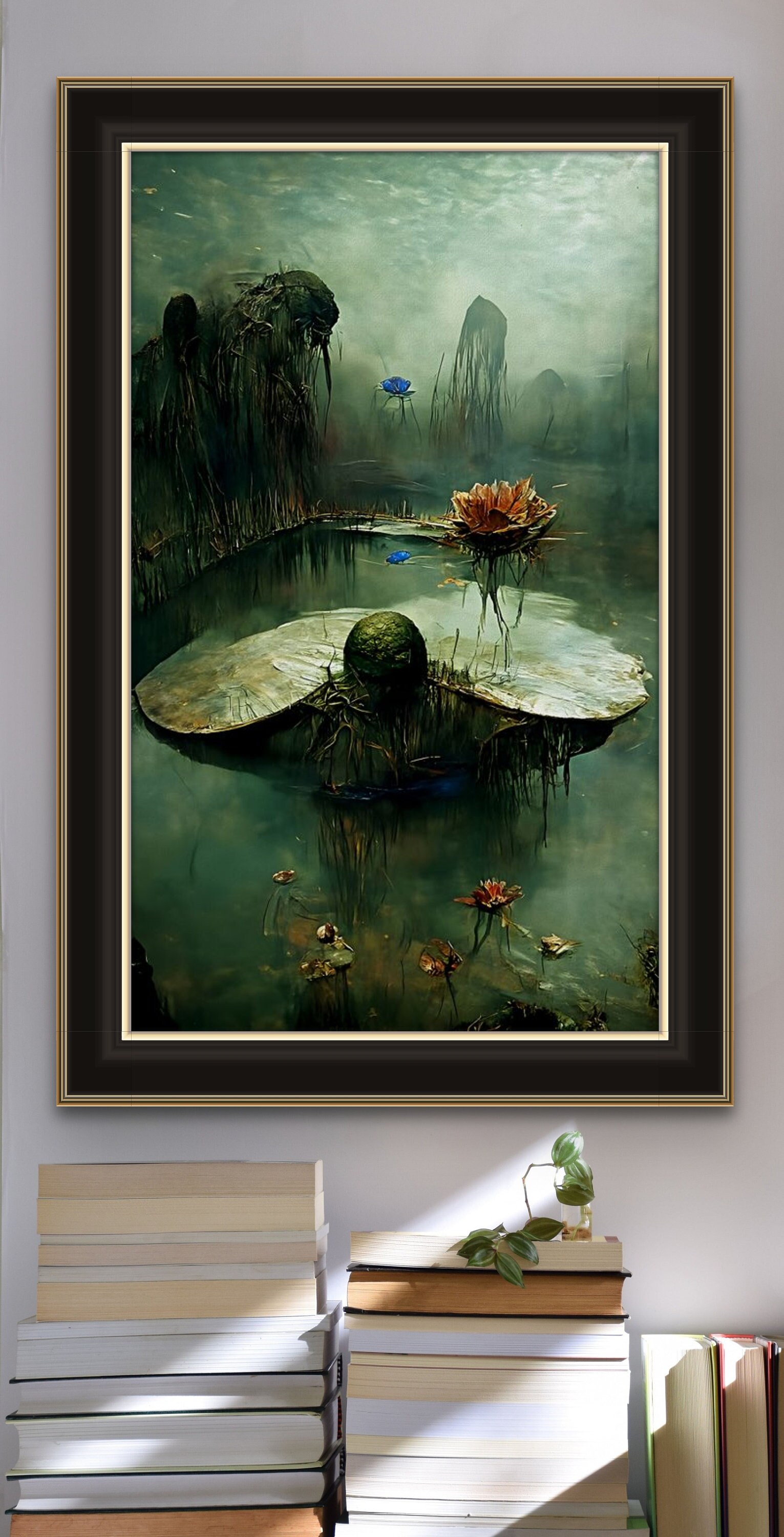 Surreal Lake Wall Art Surreal Art Surrealism Wall Art - Etsy