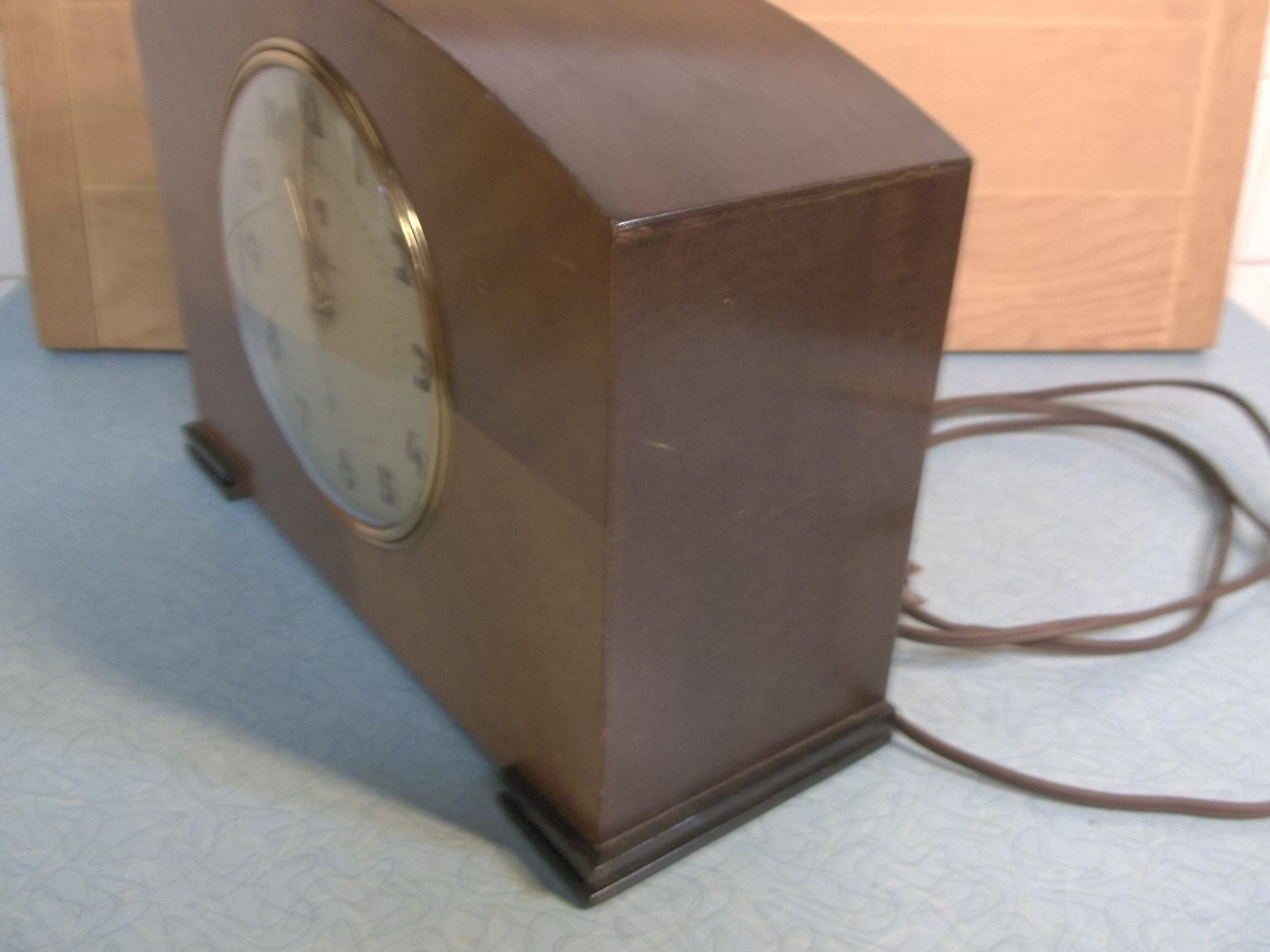 Vintage Telechron Electric Mantel Clock - Etsy