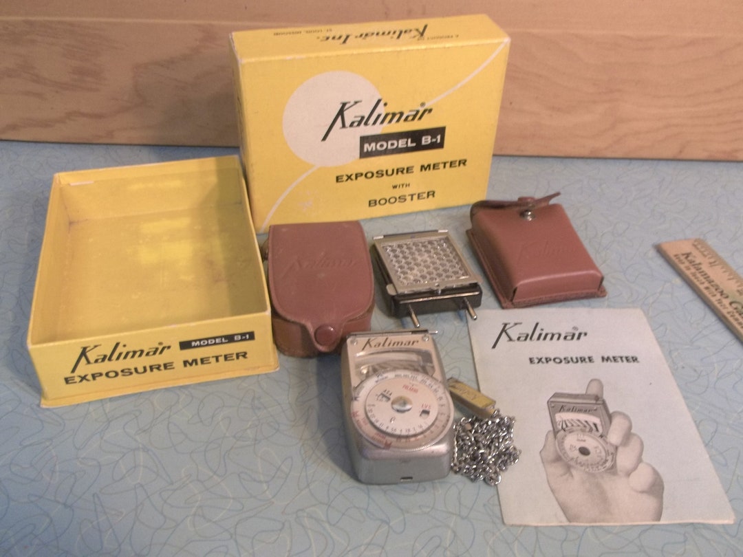 Vintage Kalimar Model B-1 Exposure Meter With Booster - Etsy